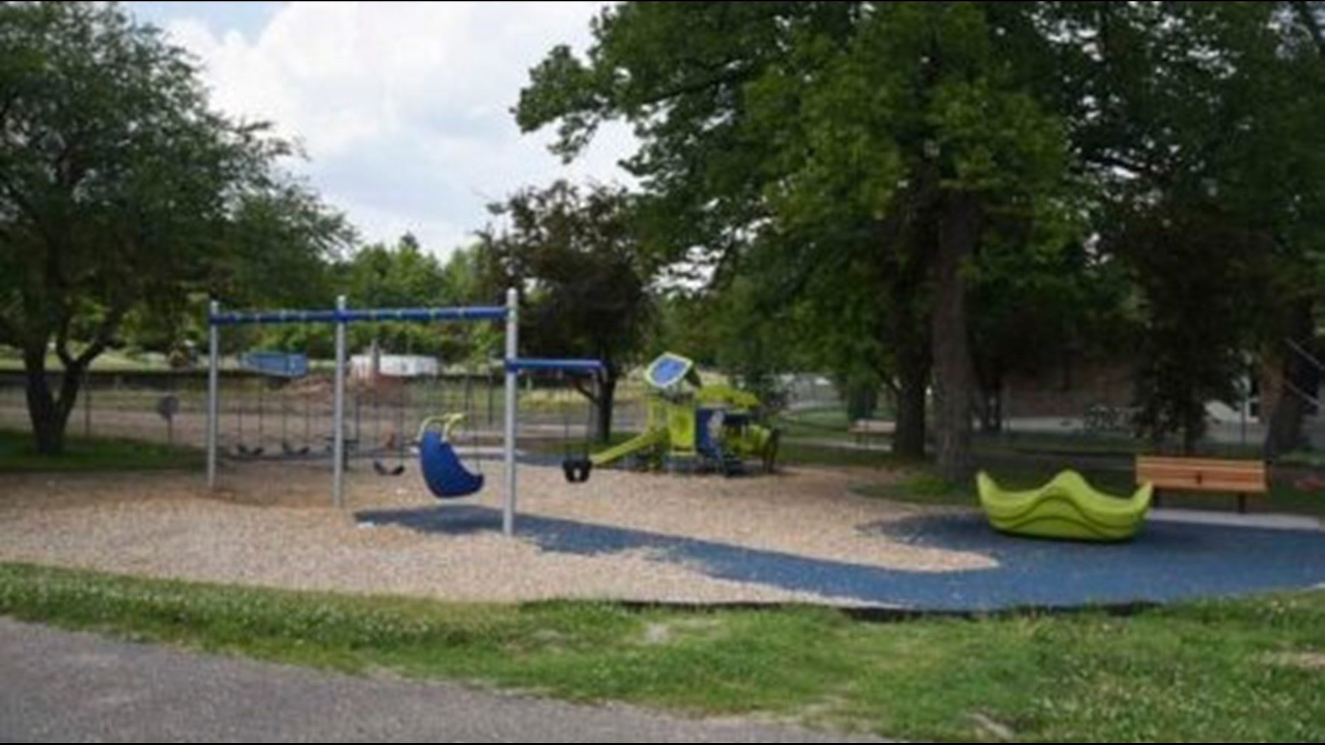 Barriers put up to prevent driving in Folwell Park | kare11.com