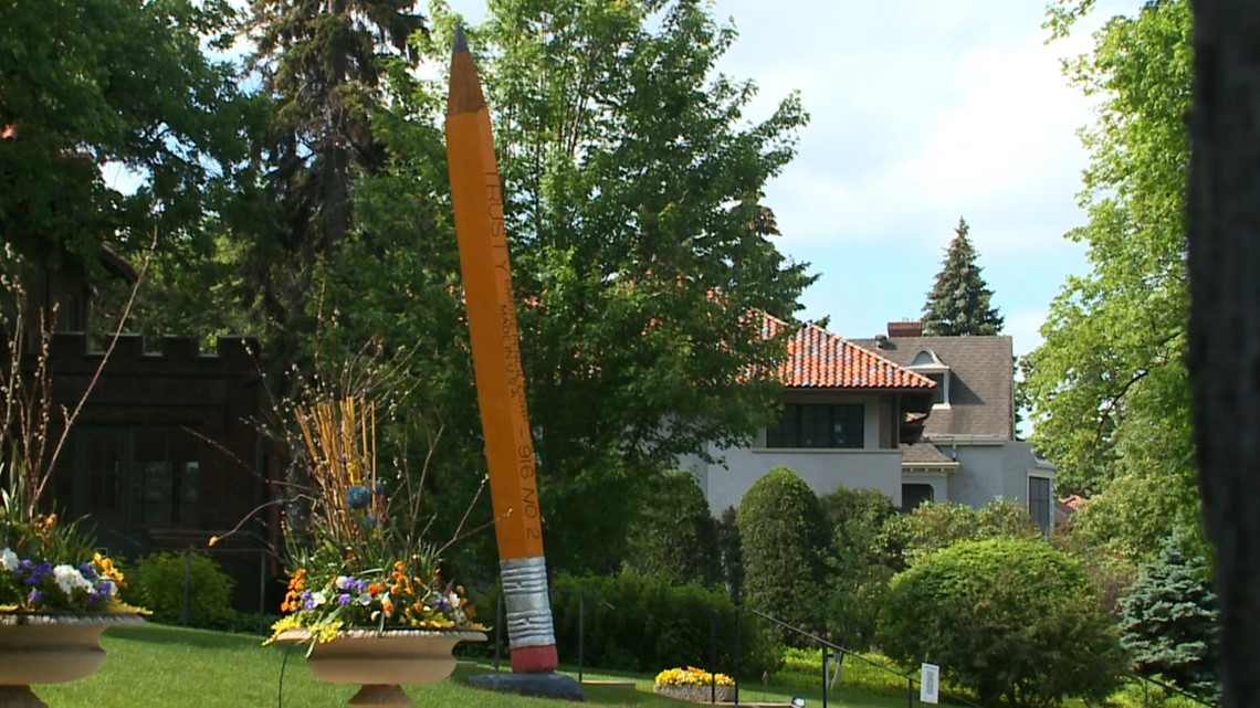 Learn About The Giant Pencil Sculpture On Lake Of The Isles Kare11