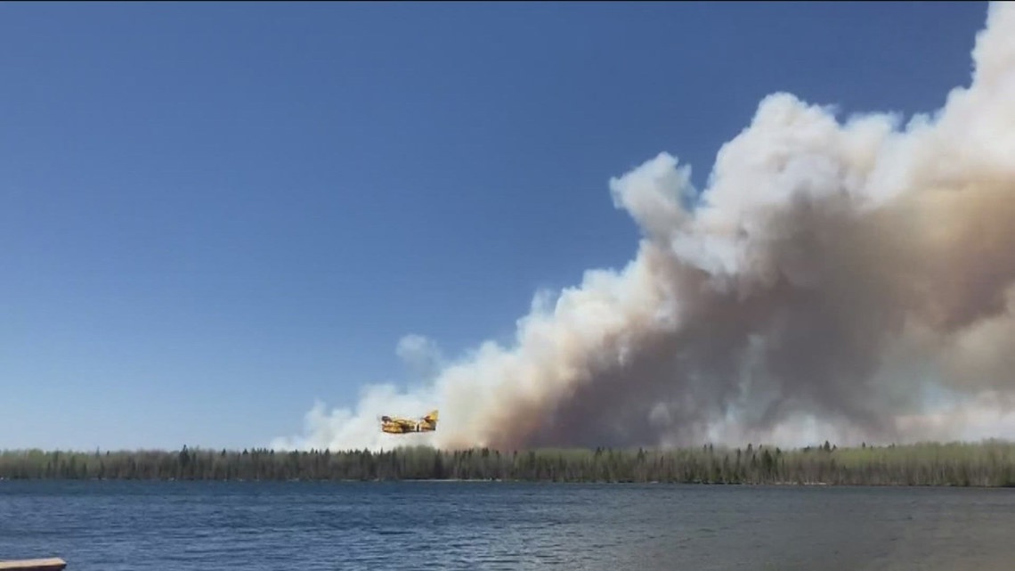 ‘Unprecedented’: Buildings destroyed as wildfires burn in northern ...