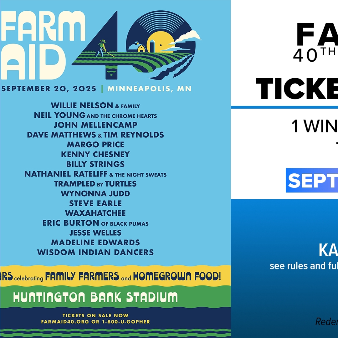 CONTEST: Win tickets to Farm Aid's 40th Anniversary Festival | kare11.com