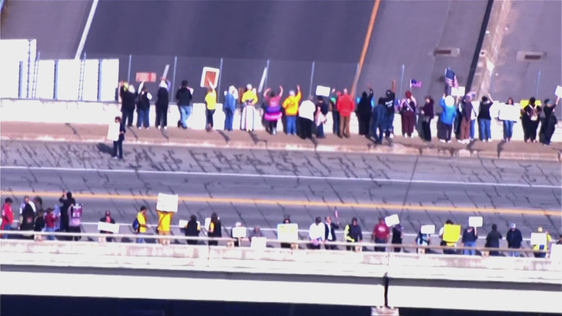 Minneapolis No Kings protests Oct. 18: Protesters gather along 2 ...