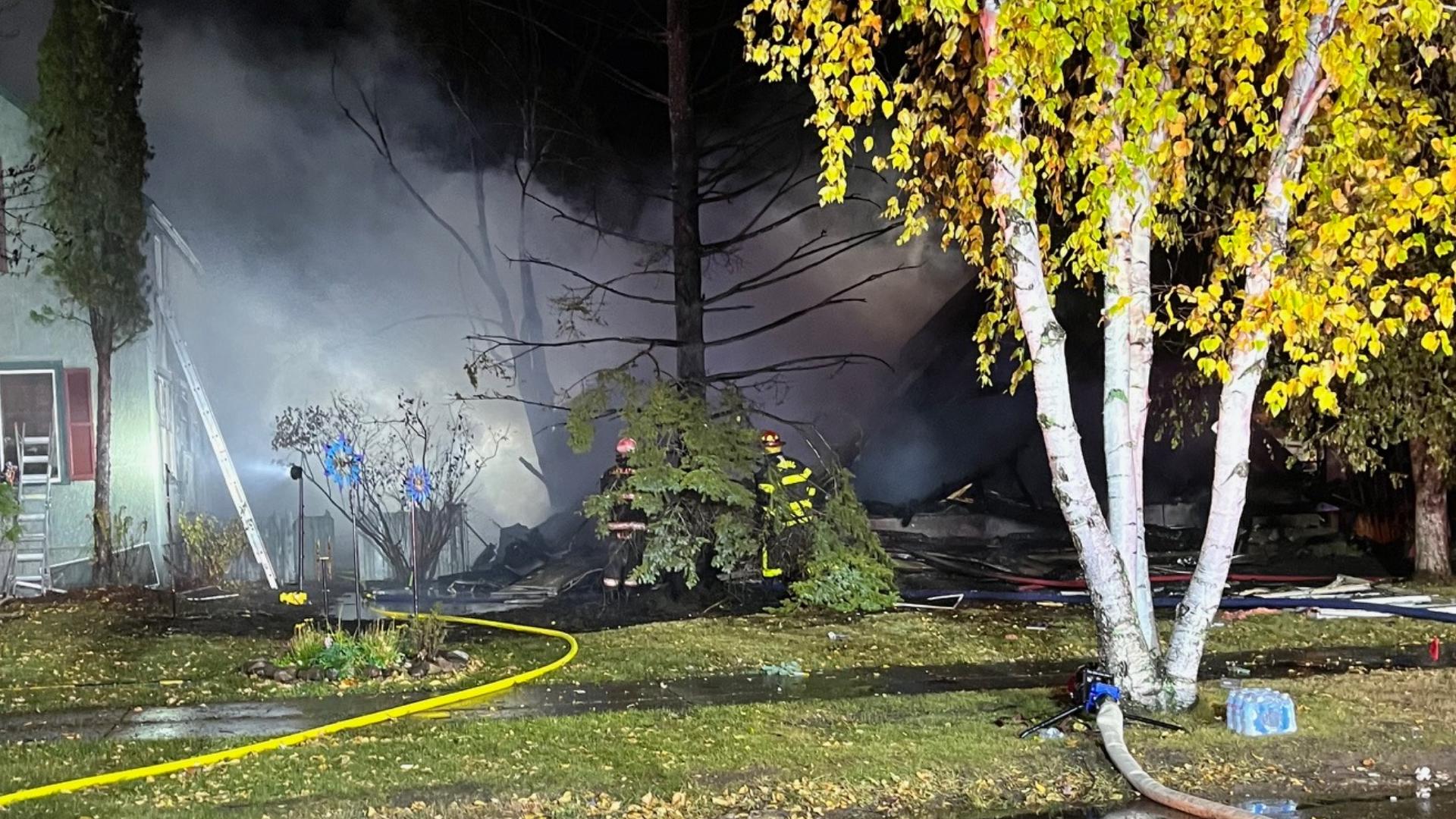 Hibbing home explosion and fire injures one, damages nearby houses ...