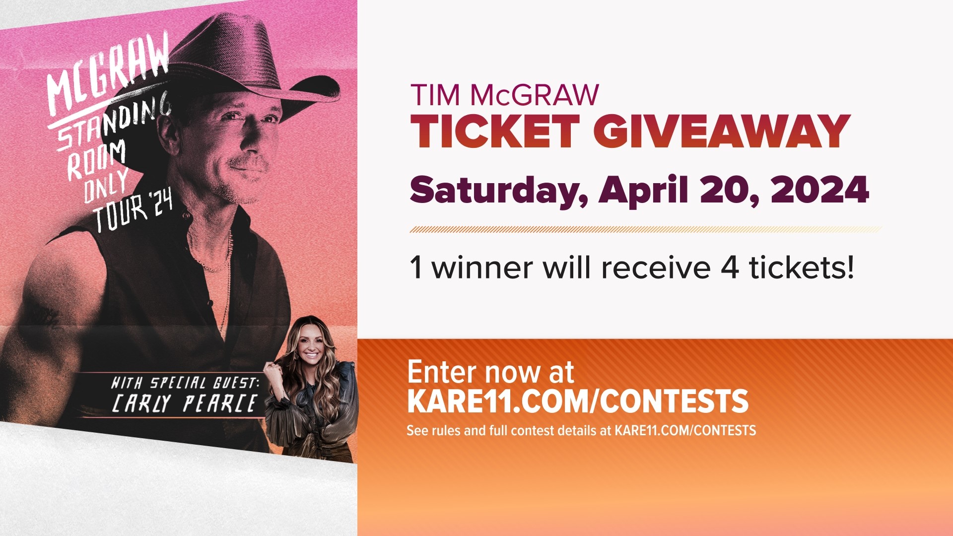 CONTEST: Win tickets to see Tim McGraw at the Xcel Energy Center ...