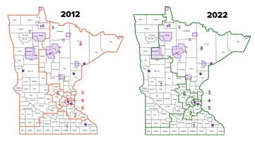 New congressional district maps released for Minnesota | kare11.com
