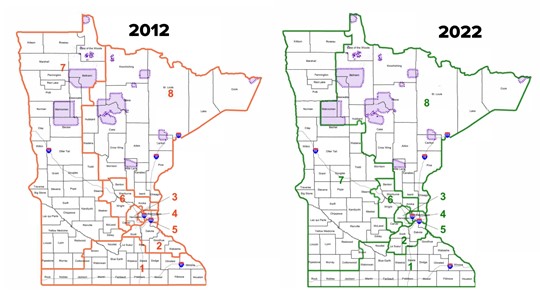 New congressional district maps released for Minnesota | kare11.com