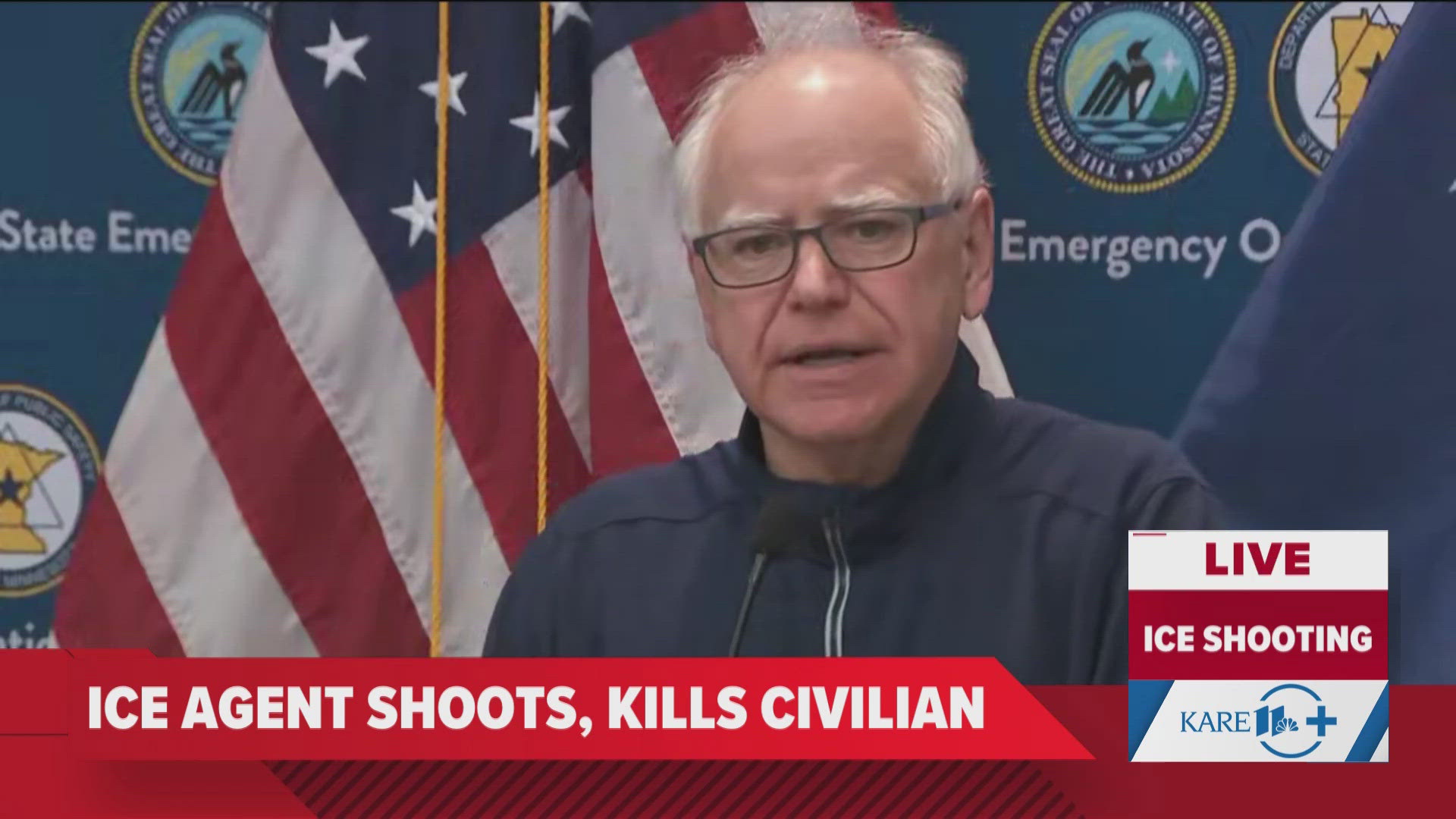 Walz Q&A on Minneapolis ICE incident and National Guard alert | kare11.com