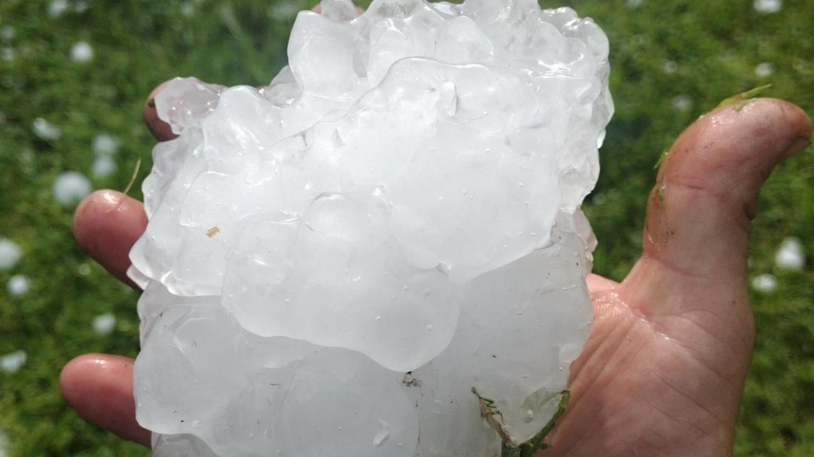 Severe storms drop baseball-sized hail in MN | kare11.com