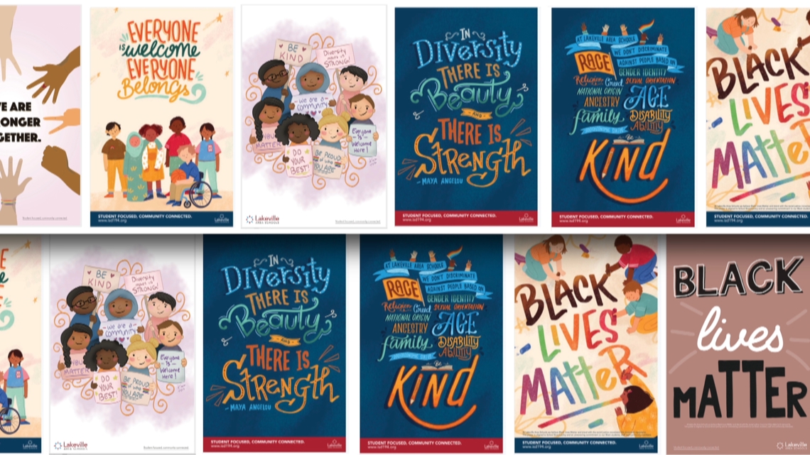 Lakeville School Board votes to remove inclusive posters | kare11.com