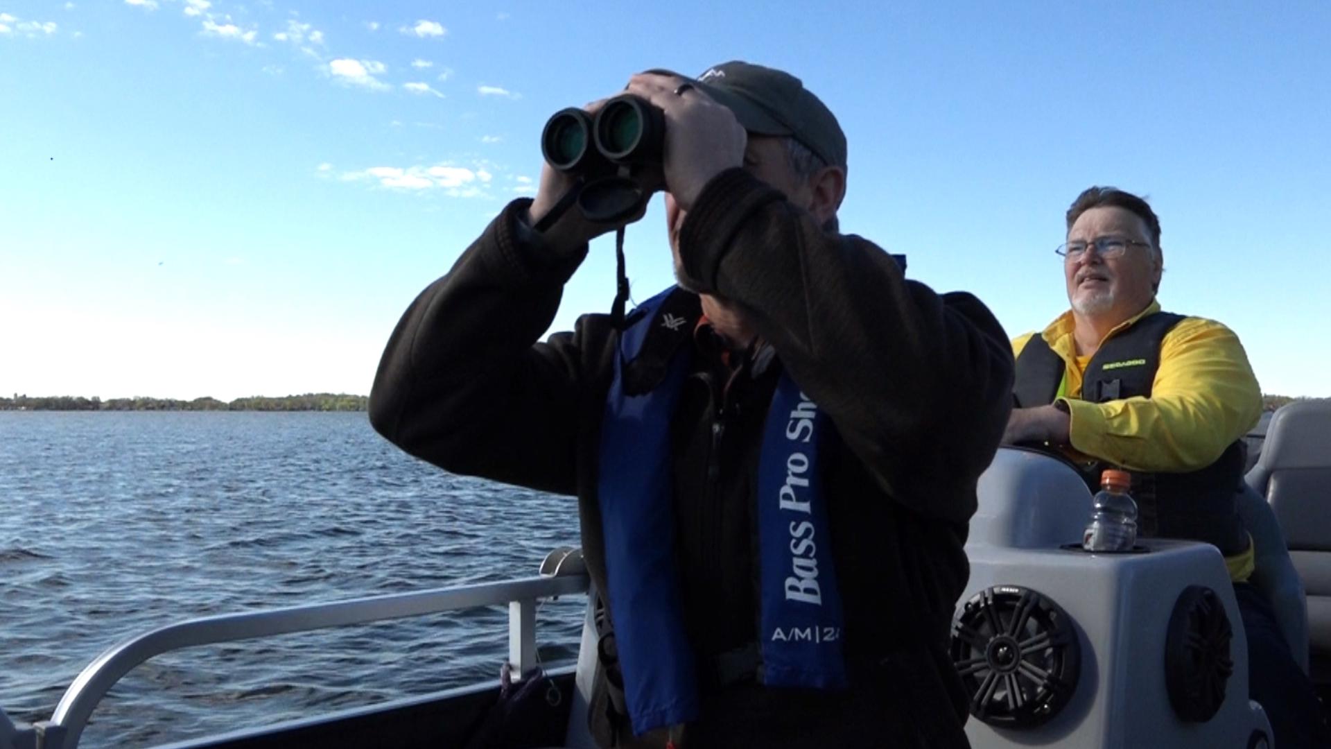 Courtship dance on water captivates lovers of Minnesota's grebe ...