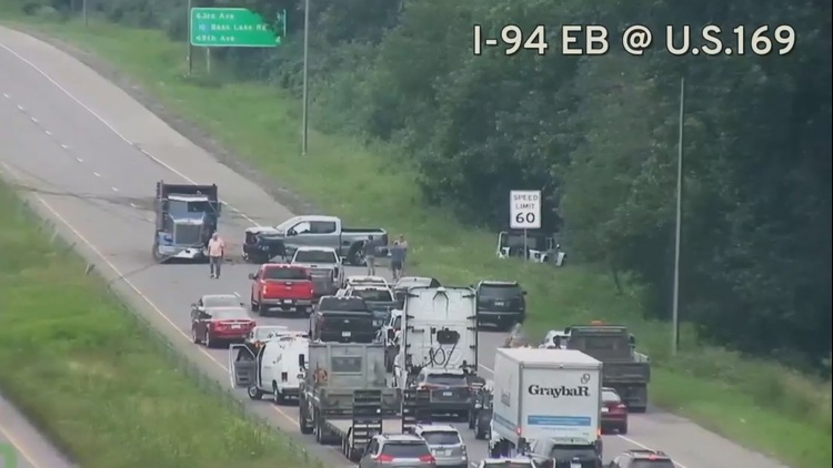 Multi-vehicle crash temporarily closed Highway 169 in west metro ...