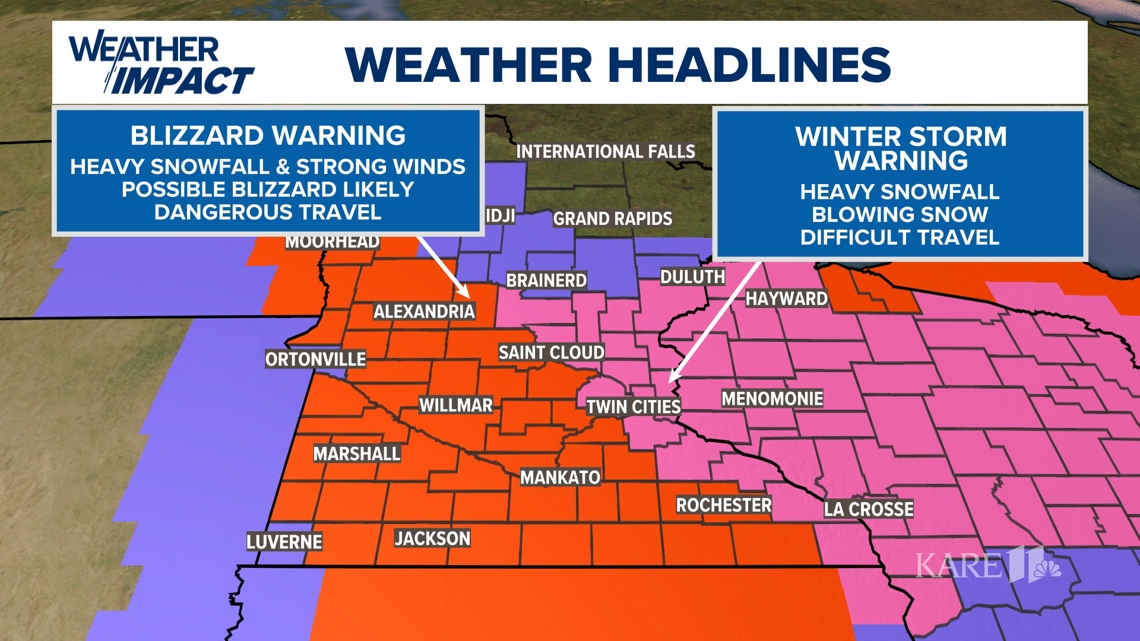 WEATHER: Strong snow storm with gusty winds, blowing snow & dropping ...