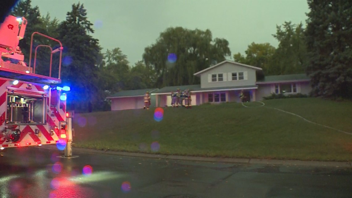 Catching Fire Lightning Tree Scene