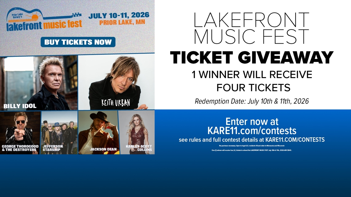 CONTEST: Lakefront Music Fest Ticket Giveaway | kare11.com