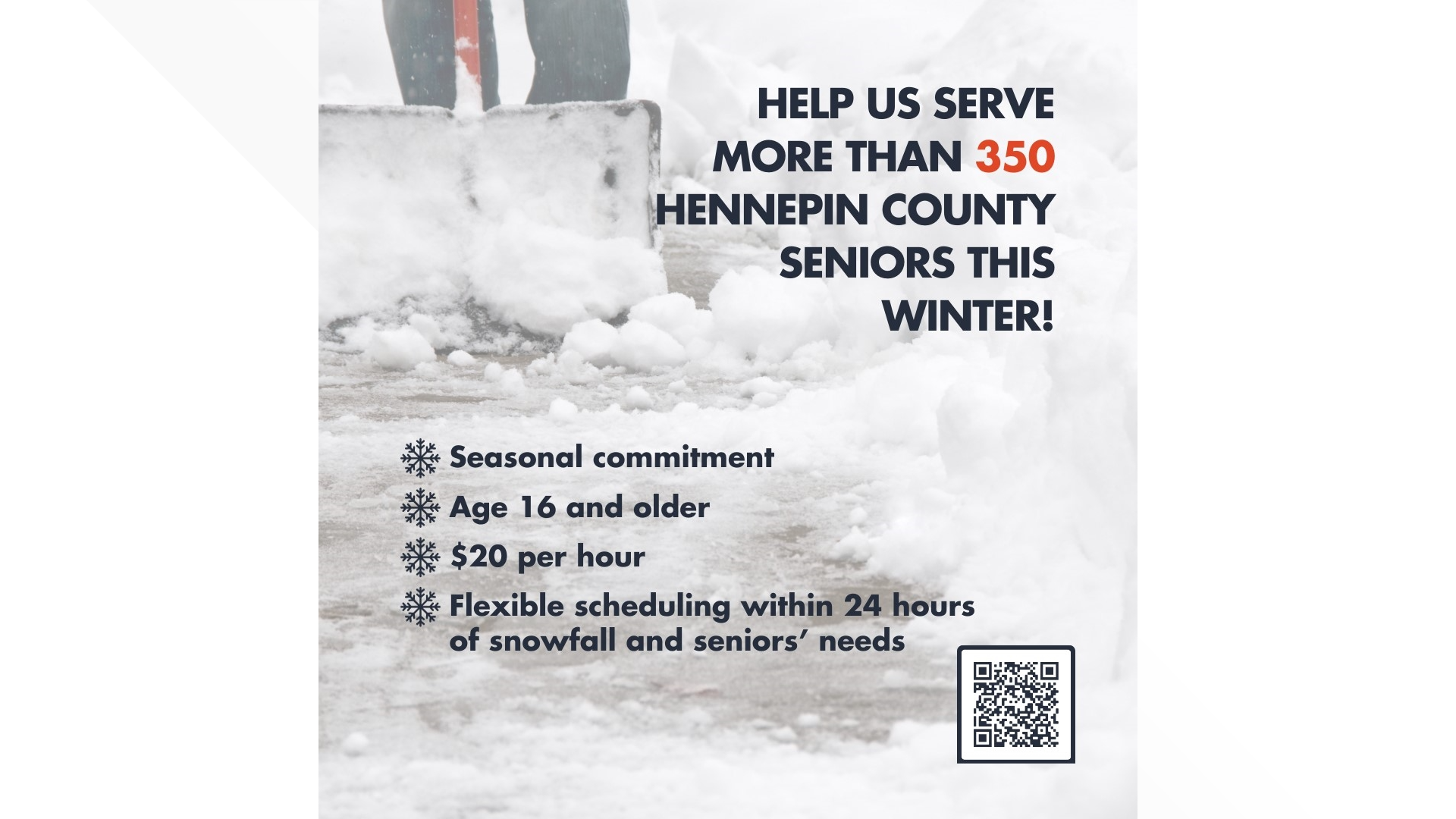 Local seniors need help clearing snow this winter | kare11.com