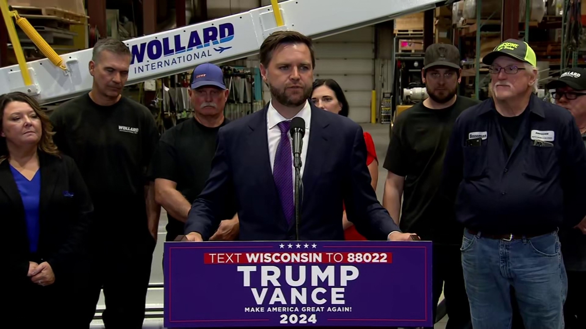 Republican VP nominee JD Vance hosts event in Eau Claire, WI | kare11.com