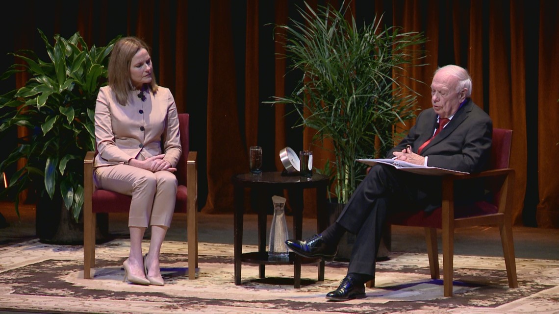 SCOTUS Justice Amy Coney Barrett speaks in U of M lecture series ...