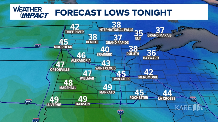 Current weather forecast in the Twin Cities | kare11.com