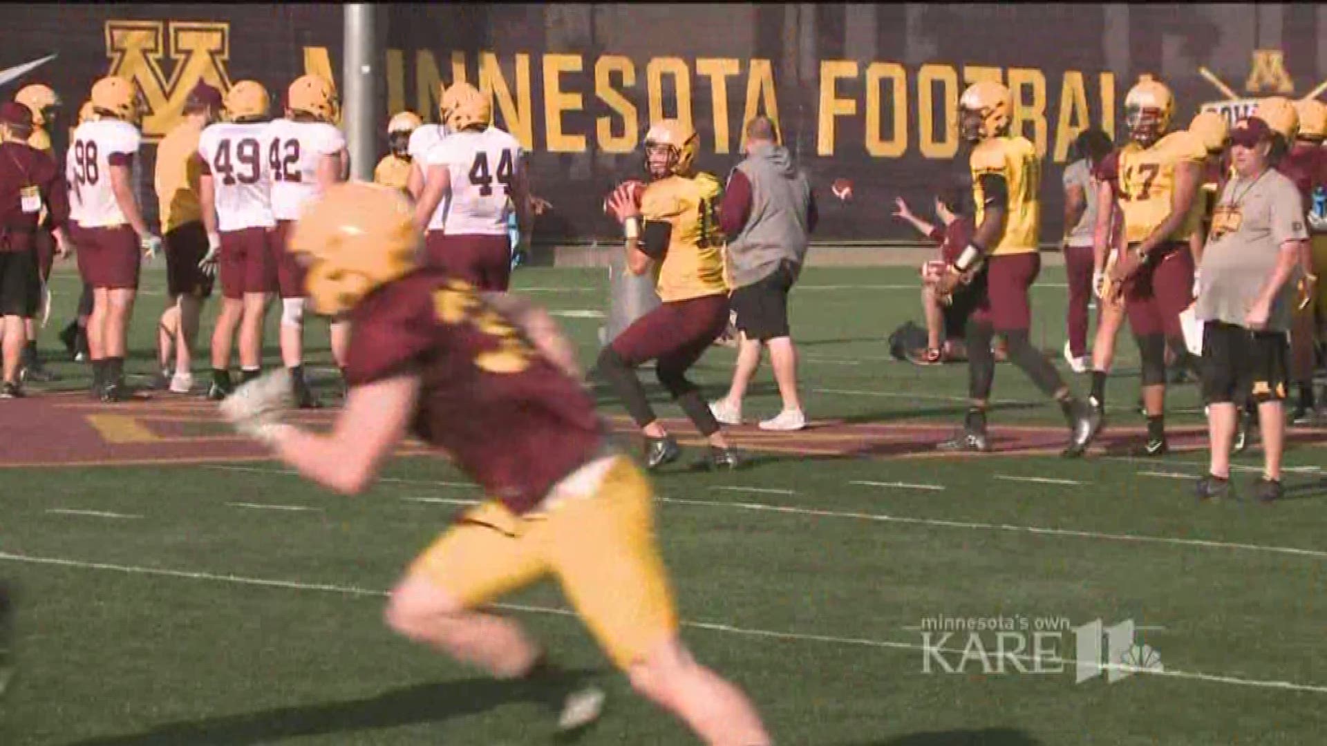 Gophers to start season with Croft, Rhoda rotating at QB | kare11.com