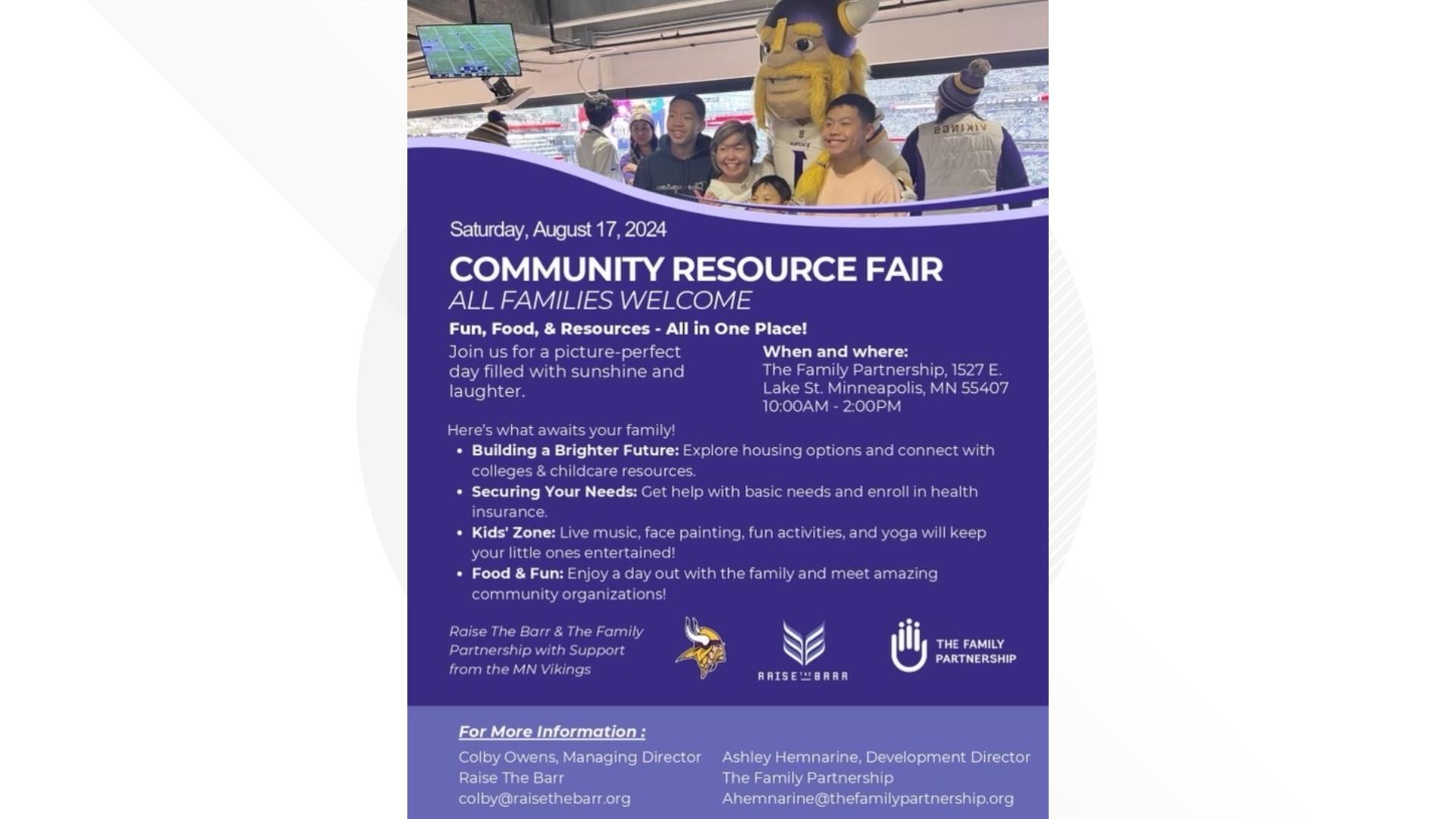 Connecting with community at free weekend resource fair | kare11.com