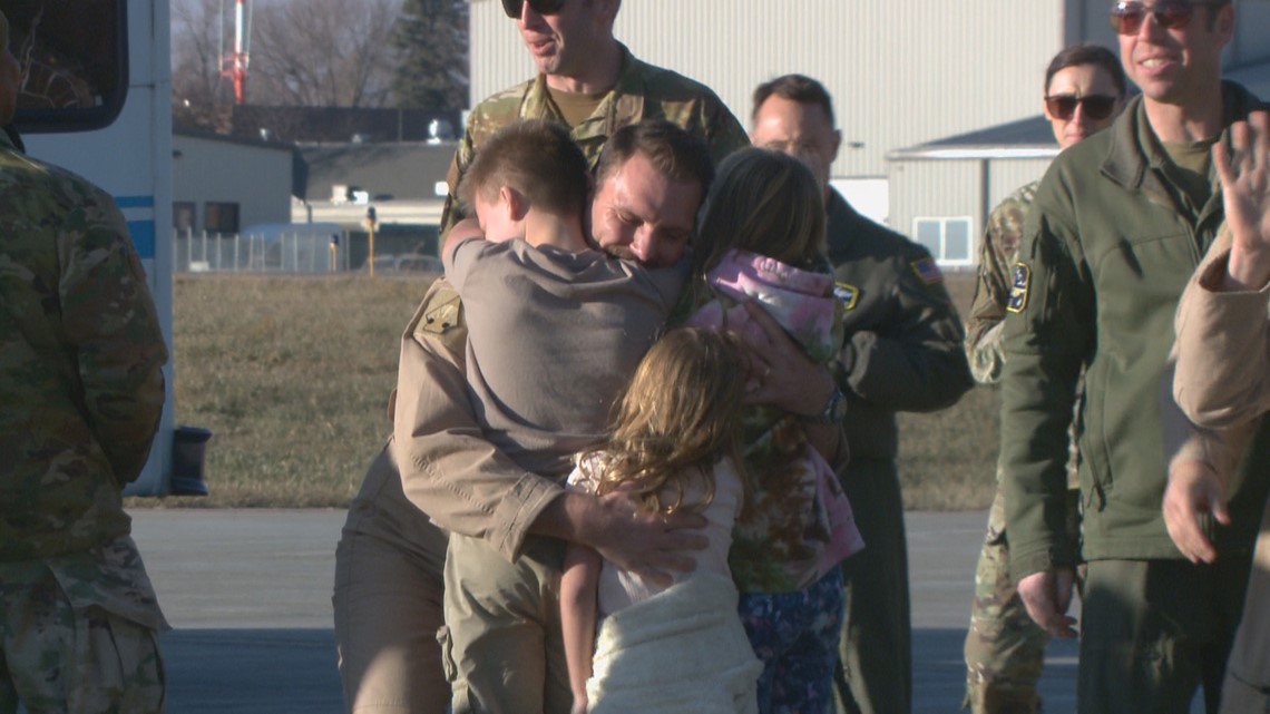 Minnesota's 133rd Airlift Wing back home after 3-month deployment ...