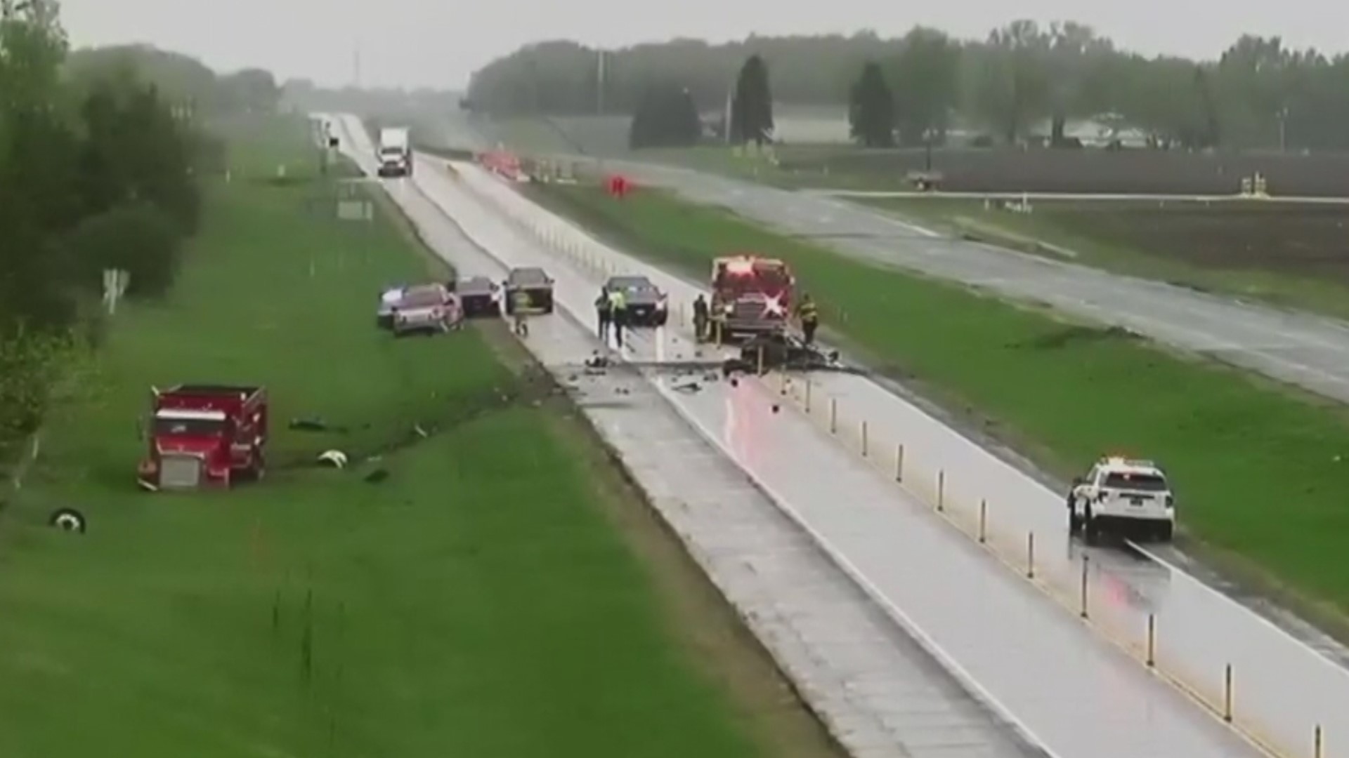 Highway 52 reduced to one lane after fatal head-on collision | kare11.com