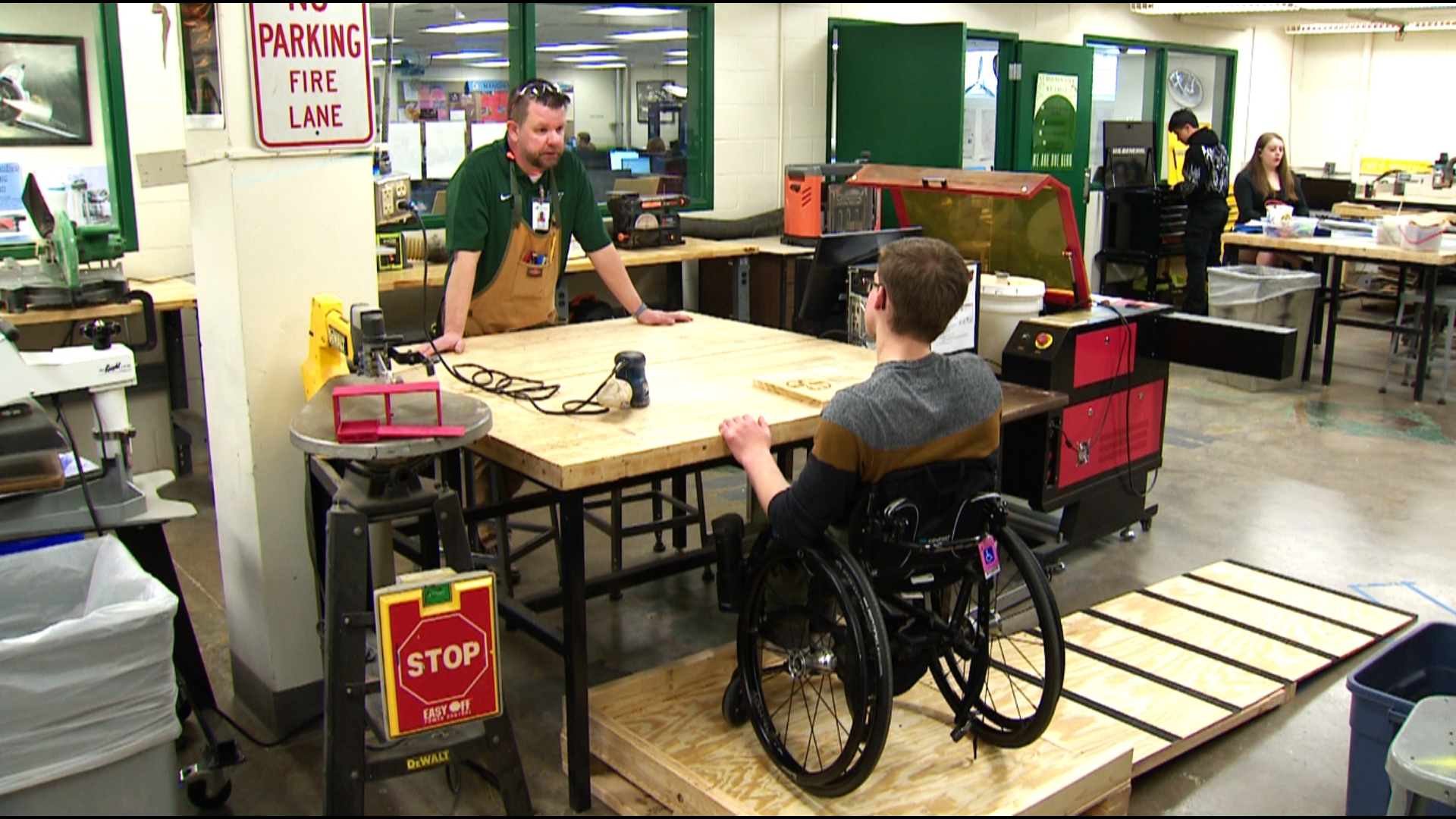 Teens design, build ramp to help schoolmate who uses wheelchair ...