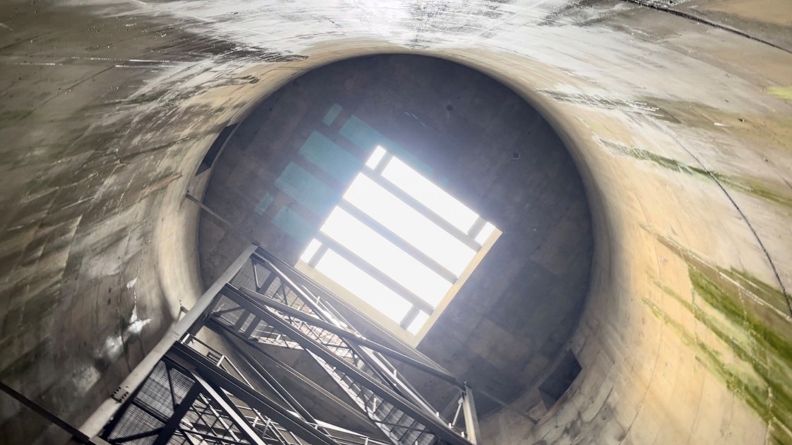 Huge storage tanks offer relief from 35W flooding | kare11.com