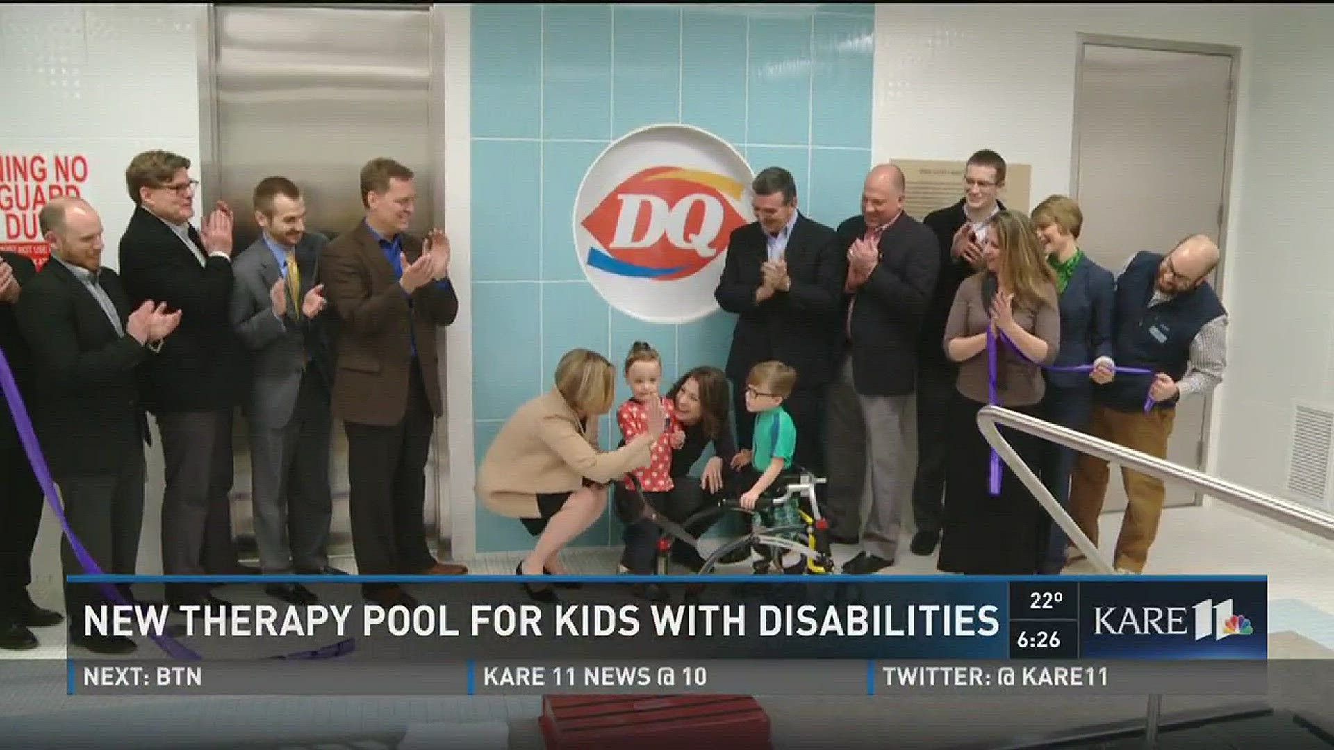 New therapy pool opens for kids with disabilities | kare11.com