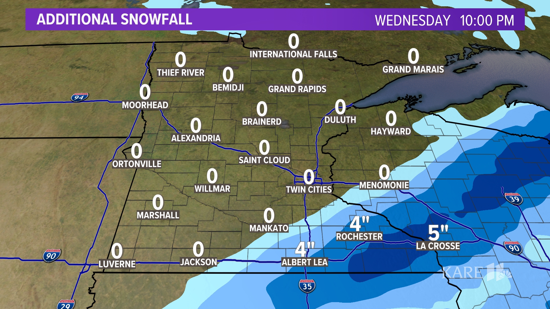 KARE 11 Weather Impact Alert: Midweek wind, snow | kare11.com