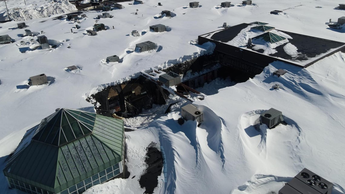 Crews responding to partial roof collapse at Miller Hill Mall | kare11.com