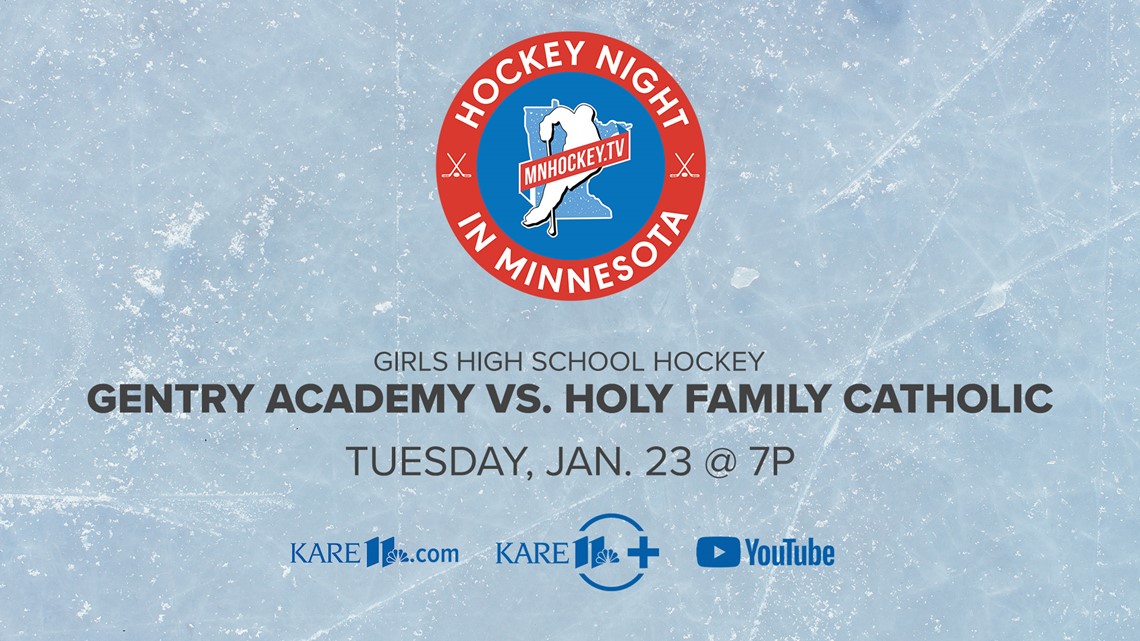 REPLAY: Hockey Night in Minnesota: Gentry Academy vs. Holy Family ...