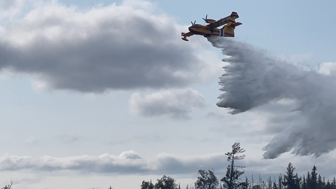 Investigators say Spice Lake Wildfire cause by human | kare11.com