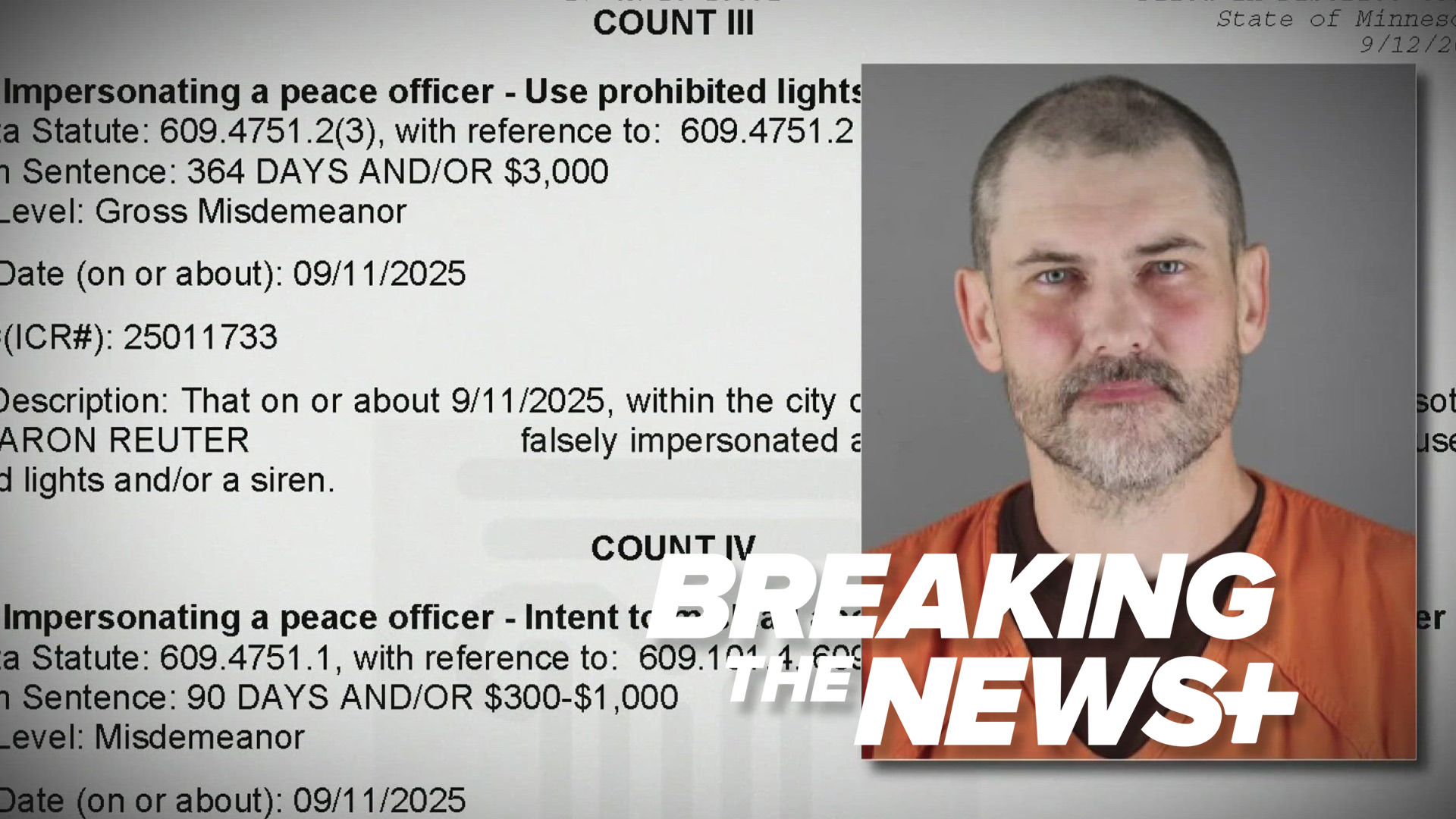 Inver Grove Heights man charged with impersonating officer | kare11.com