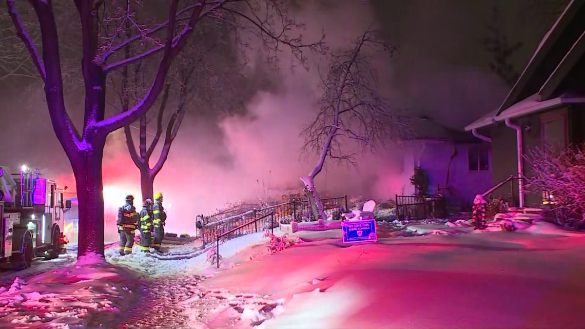 Two hospitalized in Minneapolis fire, MFD combating blaze | kare11.com