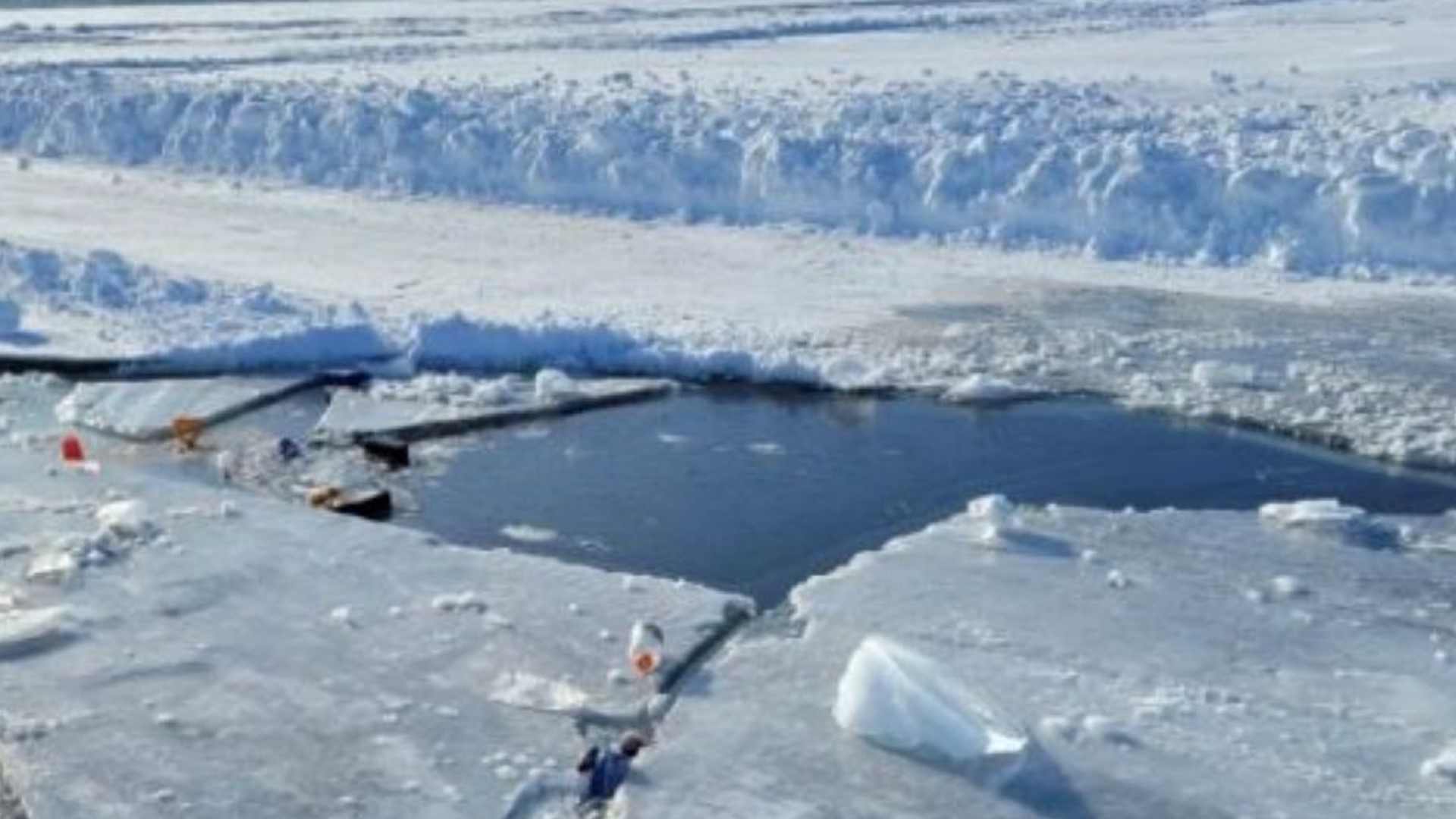 Vehicle goes through ice in Cass County | kare11.com