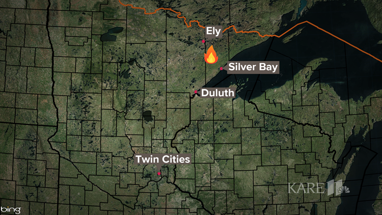 Crews battle blaze in northeastern MN | kare11.com
