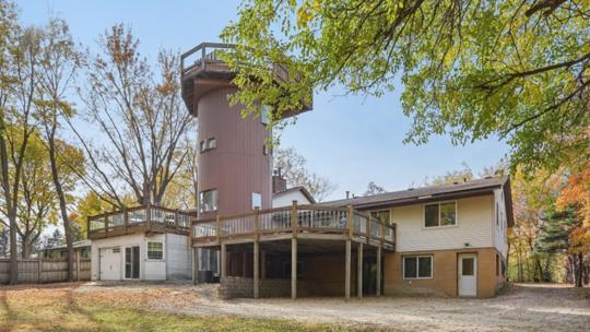 Bloomington home for sale features a star-gazing silo and a roller ...