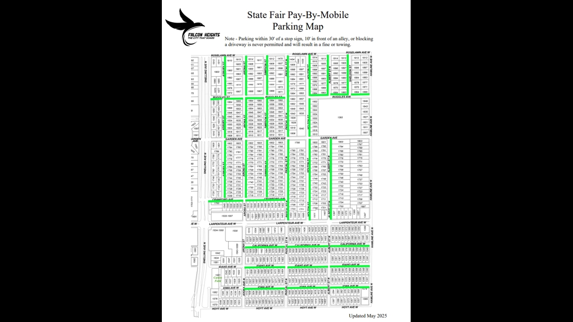 Falcon Heights launches $25 parking fee during State Fair | kare11.com