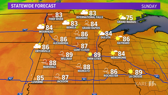 Current weather forecast in the Twin Cities | kare11.com