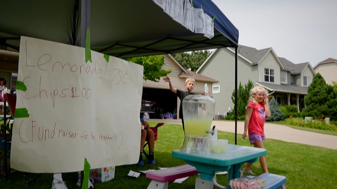 Cottage Grove kids raise money with lemonade stand for neighbors who ...