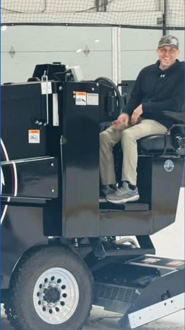 I wanna ride the Jamboni! Legendary rock and roll band sponsors ...