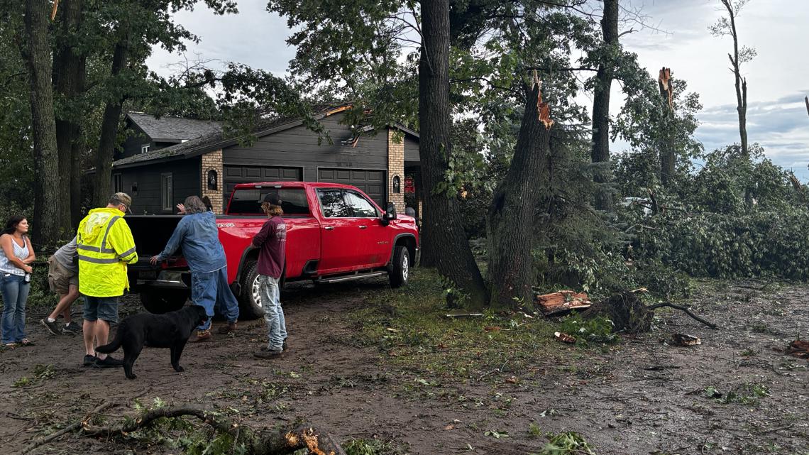 Isanti County home damaged from possible tornado | kare11.com