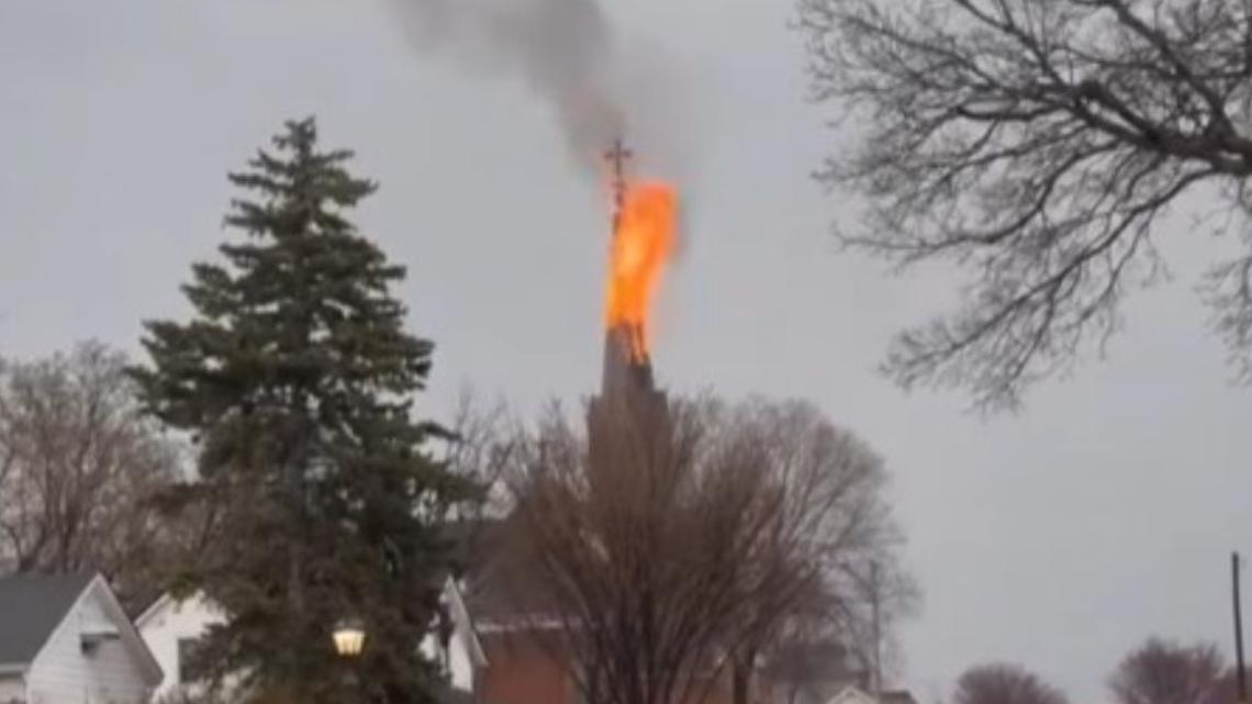 St. Paul steeple lightning strike | kare11.com