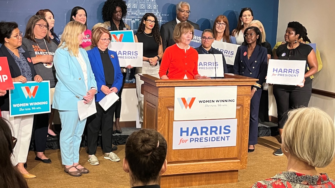 Harris campaign zeroes in on female voters | kare11.com