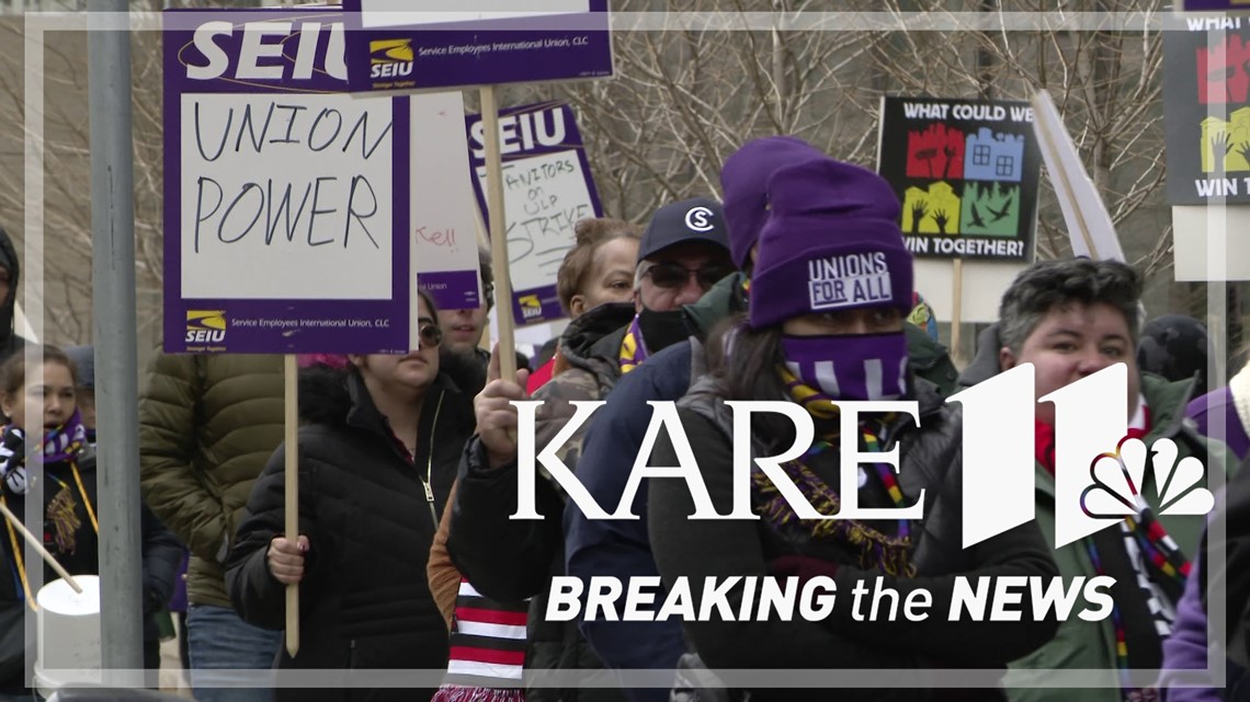 SEIU Local 26 union workers choose same time to strike | kare11.com