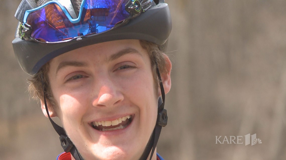 Barrett Hall continues climb as elite mountain biker | kare11.com