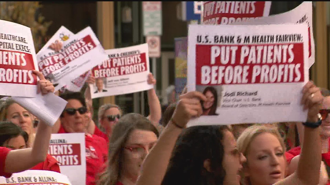 Minnesota Nurses Association calls out U.S. Bank executives | kare11.com