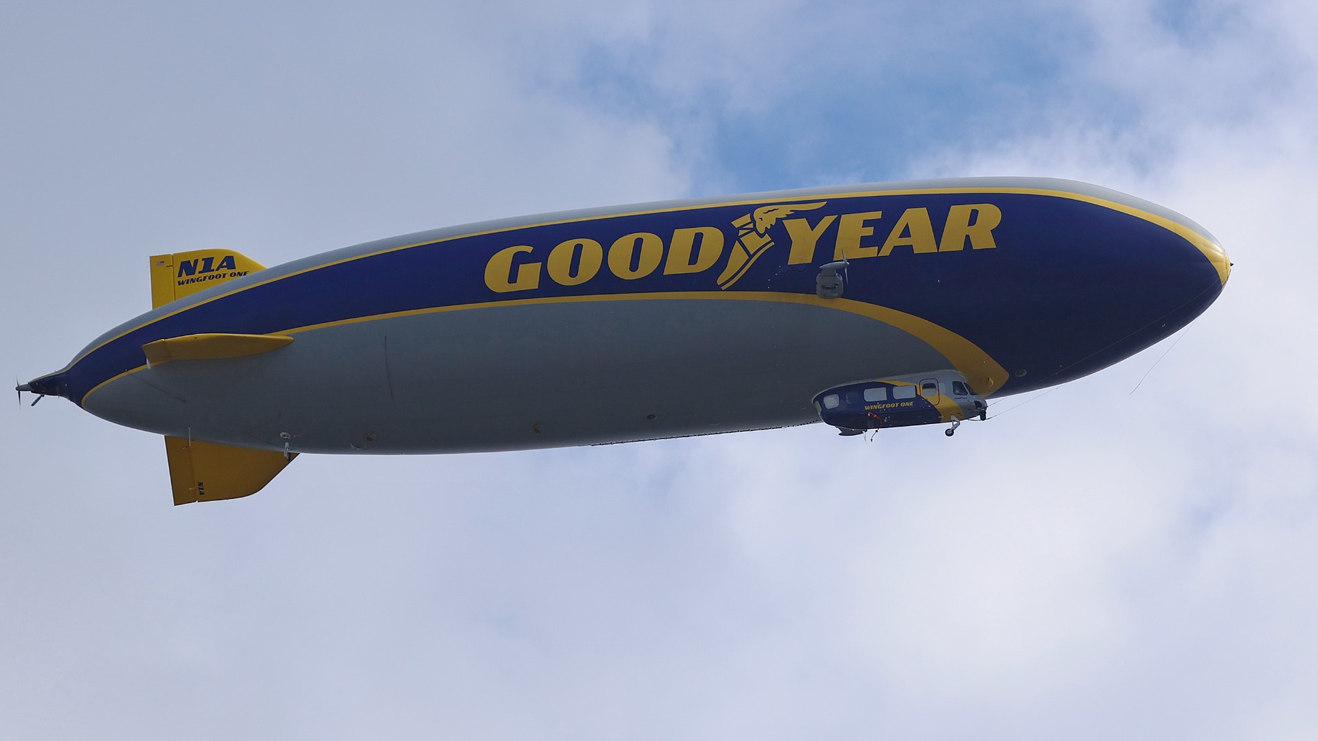 Yes, that was the Goodyear Blimp flying around the Twin Cities | kare11.com