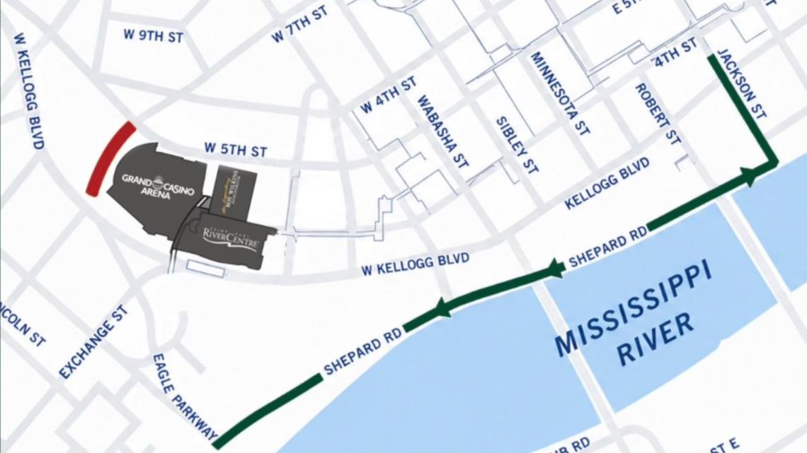 Temporary road closures during the MN Wild game | kare11.com