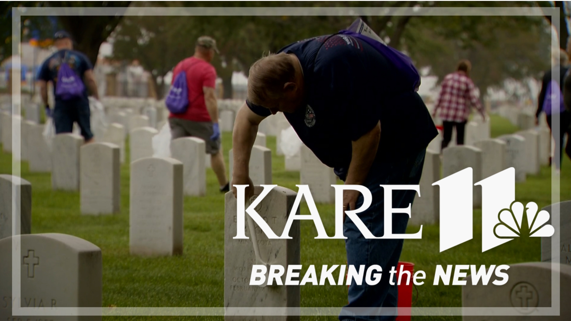 'We didn't forget': Volunteers clean gravestones at Fort Snelling ...